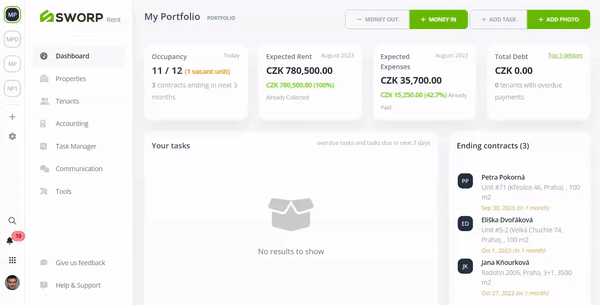 How to change your portfolio settings – SWORP